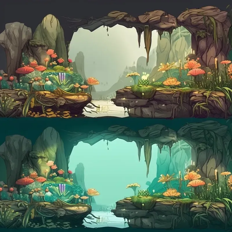 2D Game Level Design Assets Midjourney Prompt | PromptBase