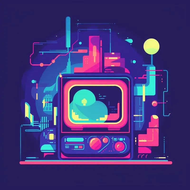 Video Games Flat Style Illustrations Midjourney Prompt | PromptBase