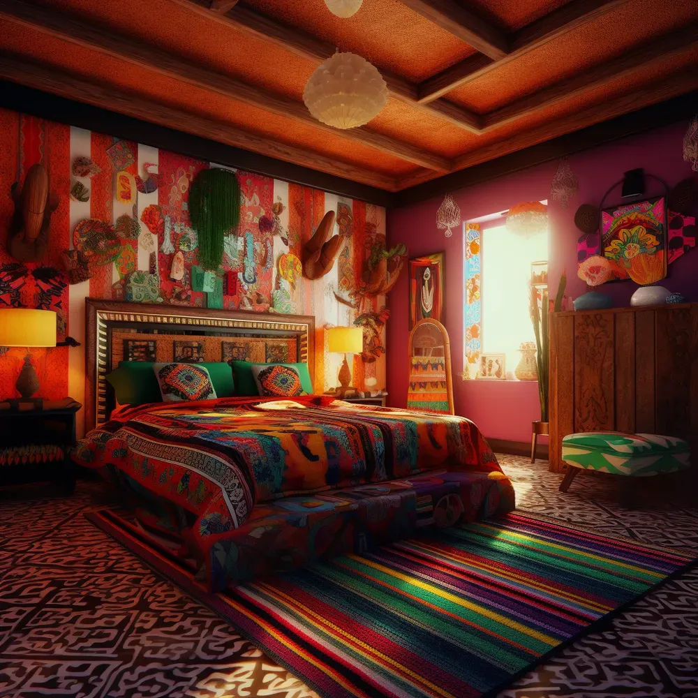 Mexican Chicano Architecture Designs Midjourney Prompt | PromptBase
