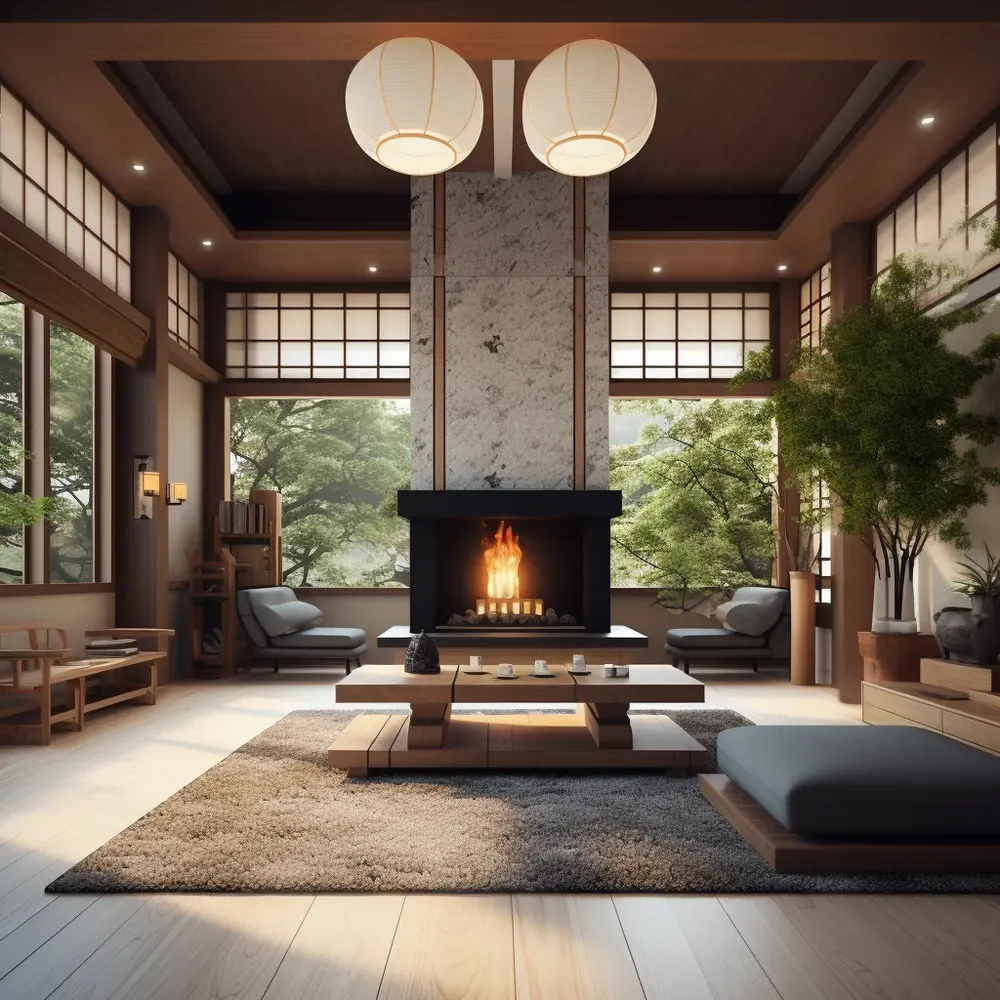 Japanese Fusion Architecture Designs Midjourney Prompt | PromptBase