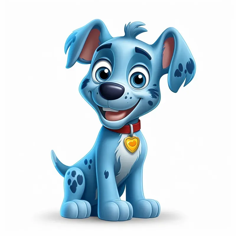 Bluey Cartoon Style Characters Midjourney Prompt | PromptBase