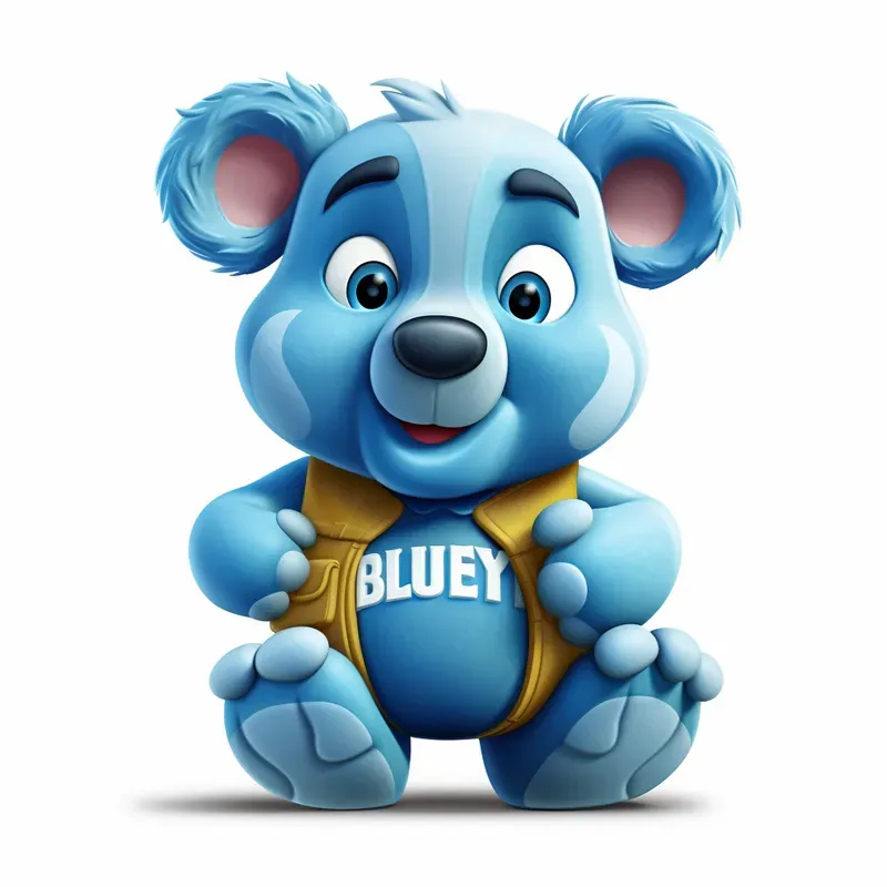 Bluey Cartoon Style Characters Midjourney Prompt | PromptBase