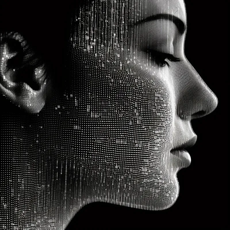 Ascii Art Dark Portraits Midjourney Prompt | PromptBase