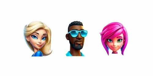 Eccentric 3D Ios Avatars Pfps Midjourney Prompt | PromptBase