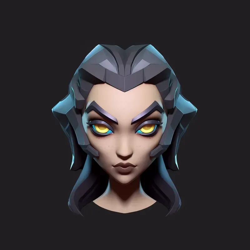 3D Dark Evil Style Ios Avatar Pfps Midjourney Prompt | PromptBase