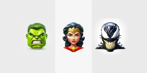 Eccentric 3D Ios Avatars Pfps Midjourney Prompt | PromptBase