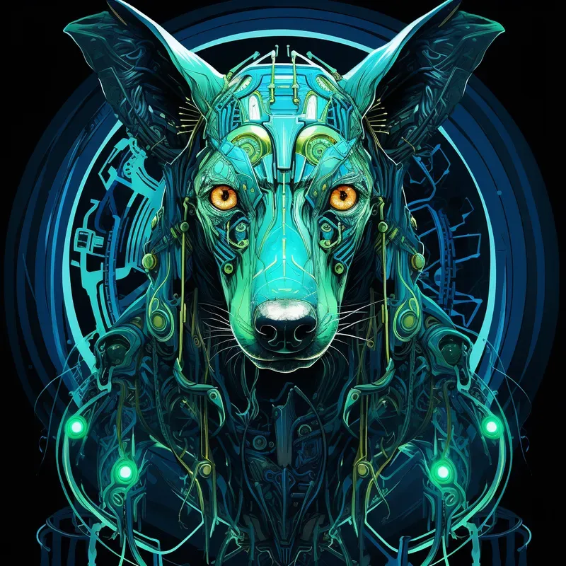 Mucha Giger Cybernetic Hybrid Fusion Art Midjourney Prompt | PromptBase