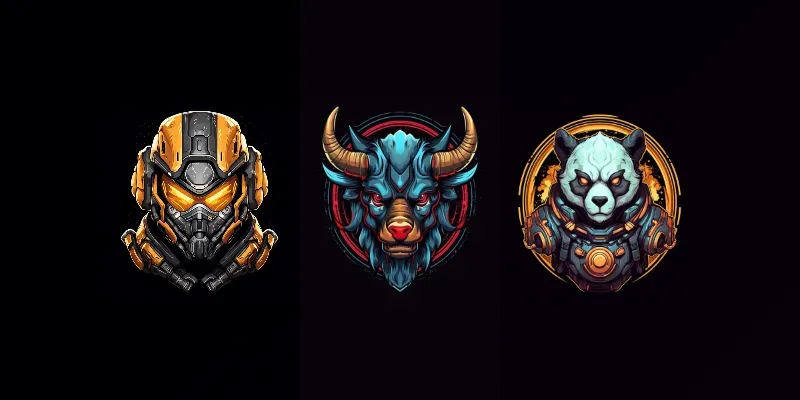 Captivating Combat Team Gaming Logos Midjourney Prompt | PromptBase