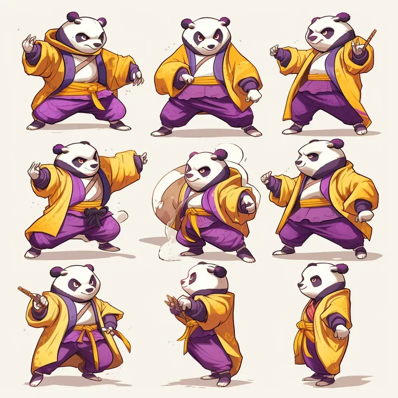 2D Game Character Sheets Midjourney Prompt | PromptBase