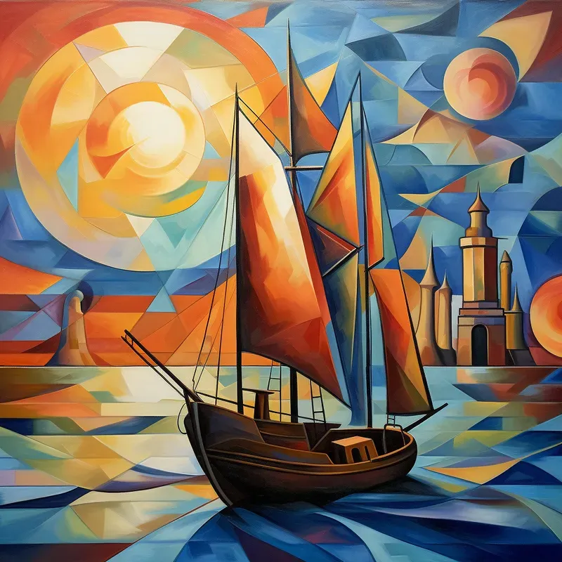 Surreal Impressionist Cubism Fusion Art Midjourney Prompt | PromptBase