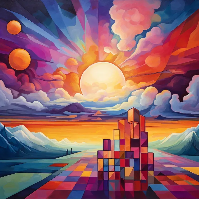 Surreal Impressionist Cubism Fusion Art Midjourney Prompt | PromptBase