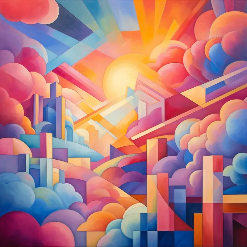 Abstract Surreal Introspection Art Midjourney Prompt | PromptBase