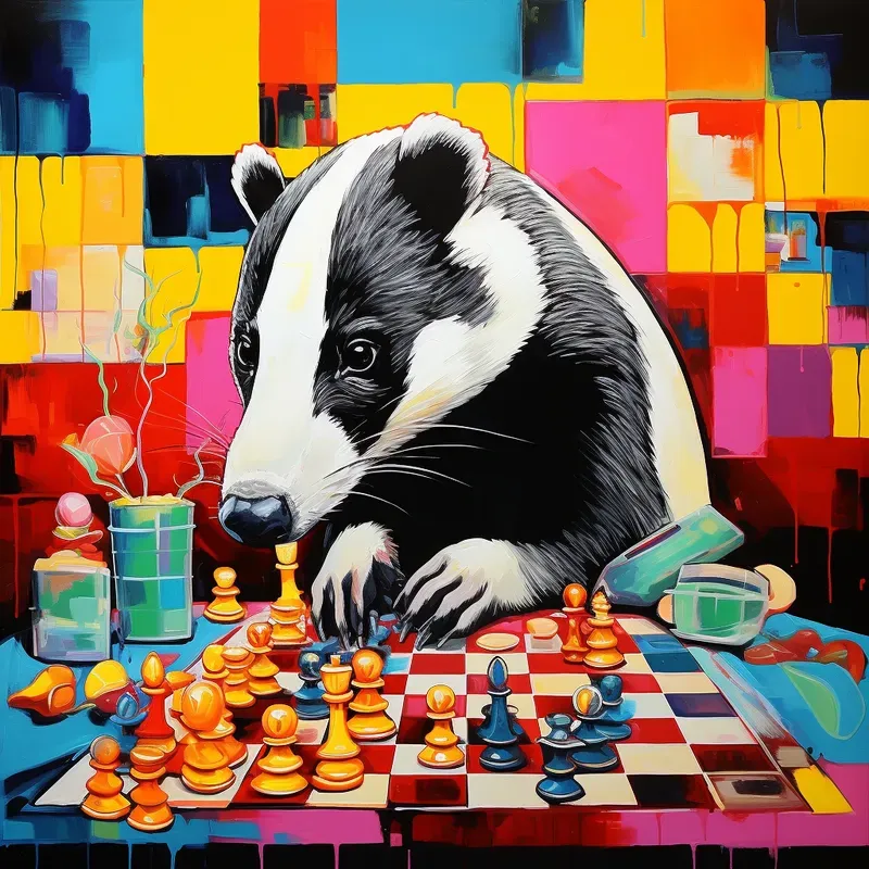 Dramatic Pop Art Animal Paintings Midjourney Prompt | PromptBase