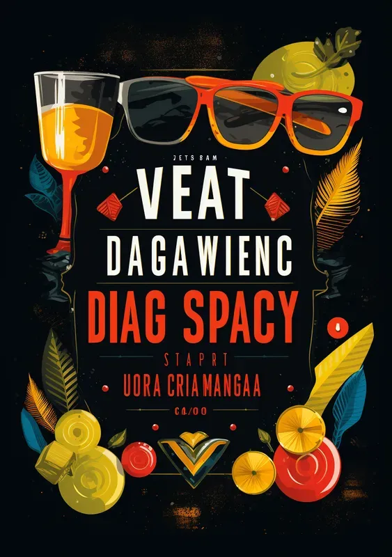 Epic Bachelor Party Poster Flyer Designs Midjourney Prompt | PromptBase