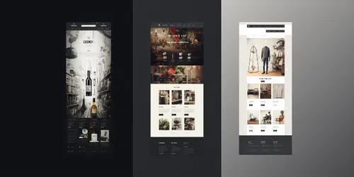 Vertical Vector Delicate One Page Webs Midjourney Prompt | PromptBase