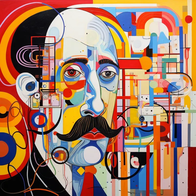 Klimt Mondrian Neo Plasticism Fusion Art Midjourney Prompt | PromptBase