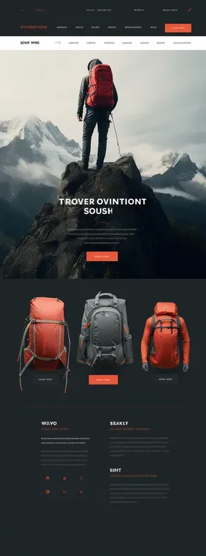 Shopify One Page Product Store Mockups Midjourney Prompt | PromptBase