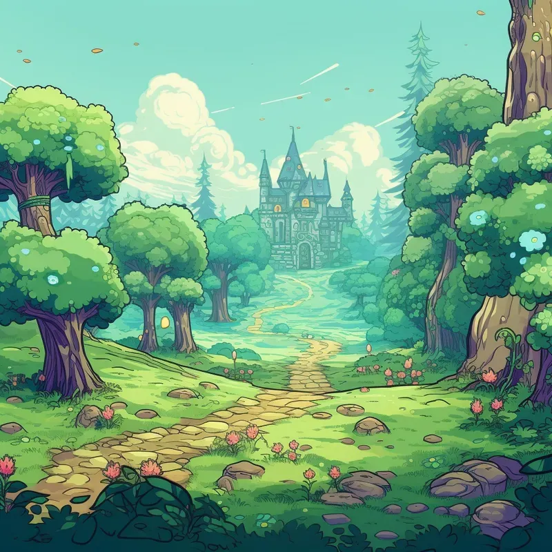 RPG Retro Gaming Inspired Backgrounds Midjourney Prompt | PromptBase