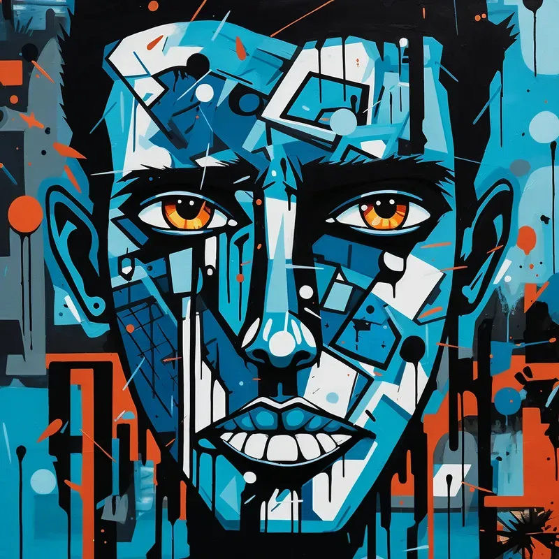 Street Art Picasso Graffiti Fusion Paintings Midjourney Prompt | PromptBase