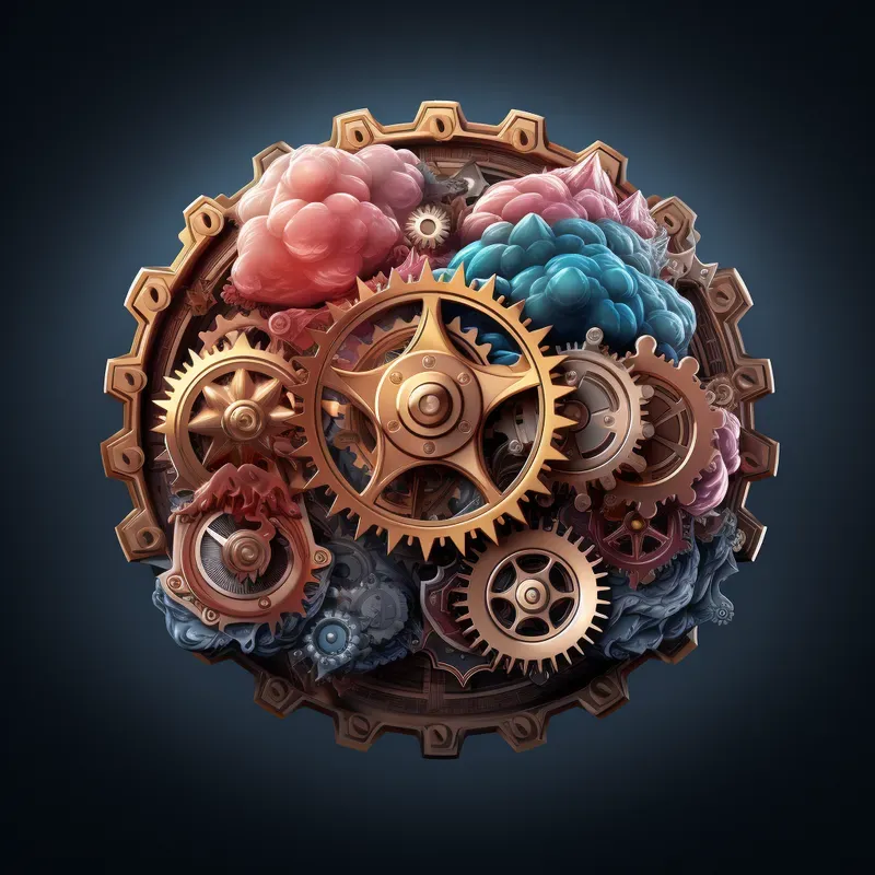 Steampunk Collage Vector Logo Designs Midjourney Prompt | PromptBase