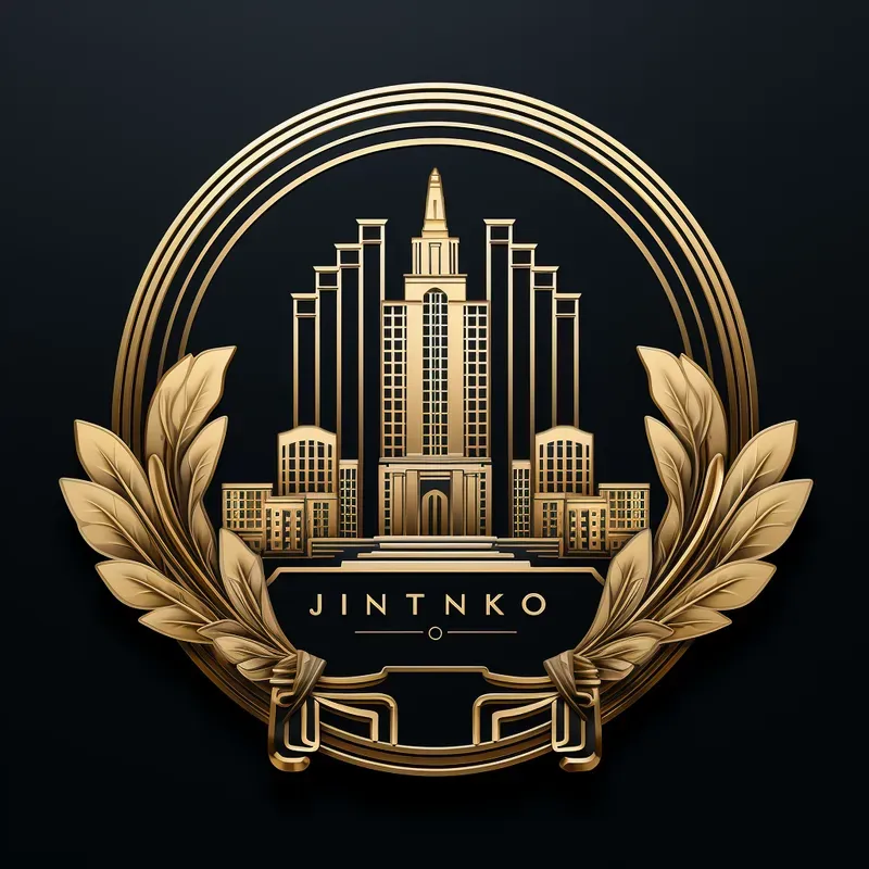 Art Deco Glamourabstract Logos Elevate Midjourney Prompt | PromptBase