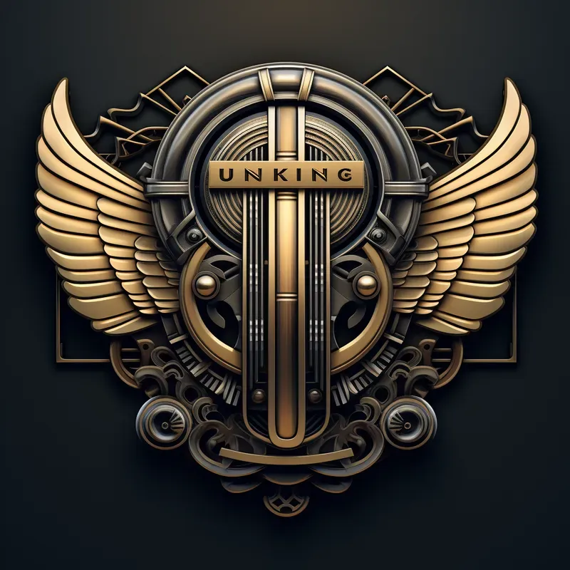 Art Deco Glamourabstract Logos Elevate Midjourney Prompt | PromptBase