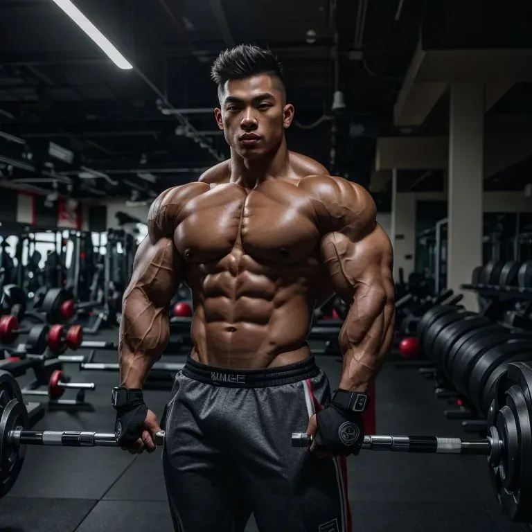 Extreme Bodybuilders Pro Gym Shoots Leonardo Ai Prompt | PromptBase