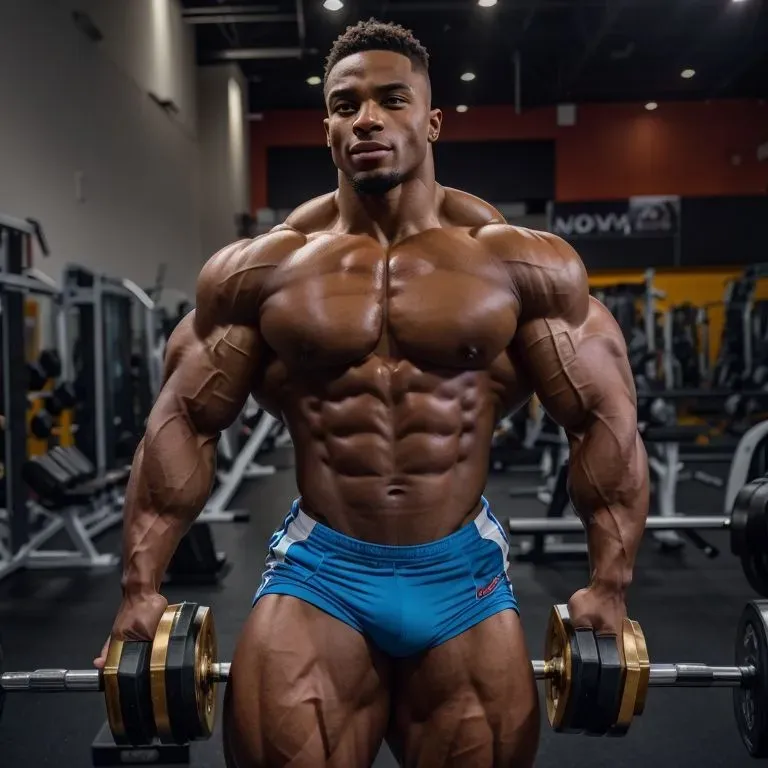 Extreme Bodybuilders Pro Gym Shoots Leonardo Ai Prompt | PromptBase
