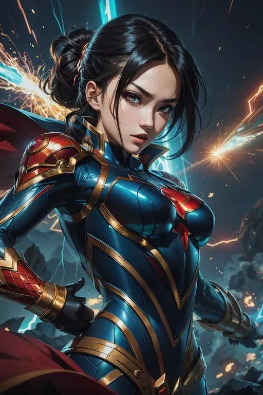 Strong Anime Characters Posters Design Leonardo Ai Prompt | PromptBase