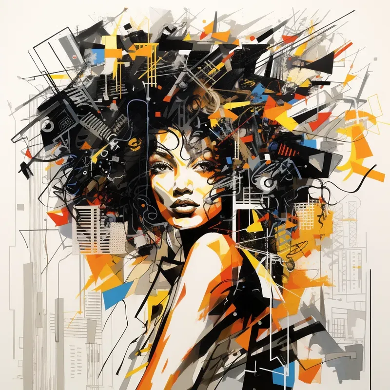 HDid Basquiat Hybrid Fusion Art Paints Midjourney Prompt | PromptBase