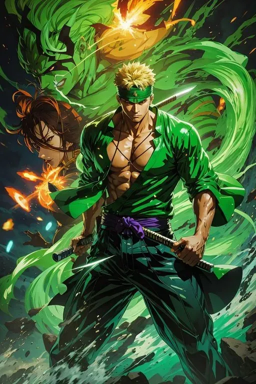 Strong Anime Characters Posters Design Leonardo Ai Prompt | PromptBase