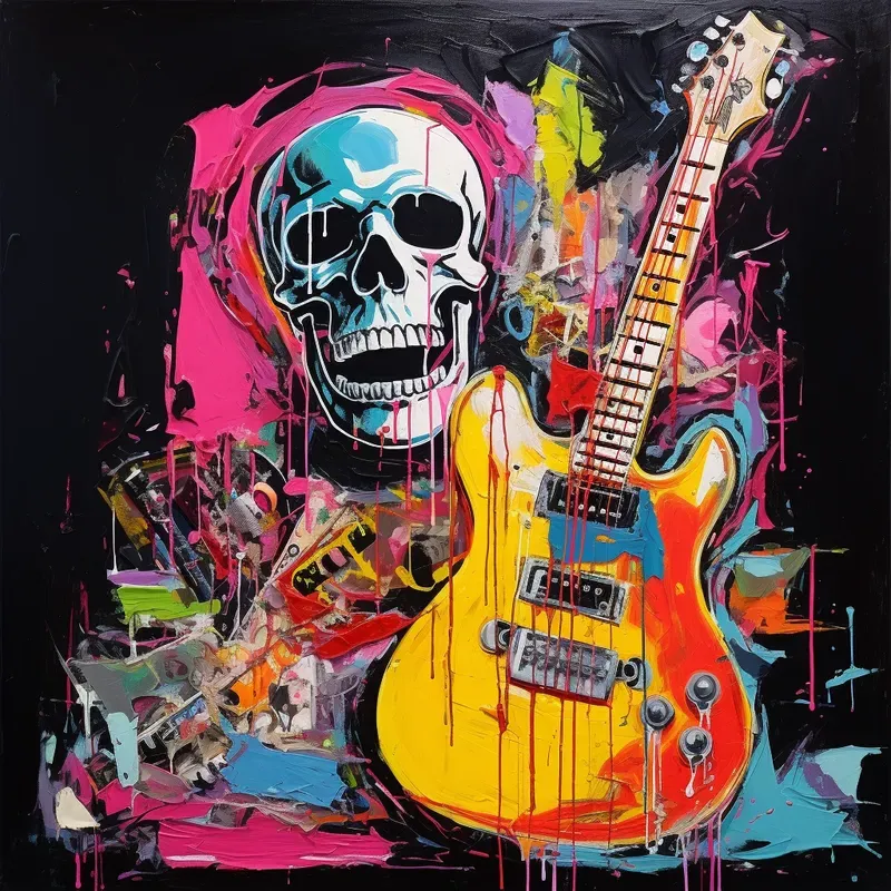 Warhols And Basquiats Fenomenal Fusion Midjourney Prompt | PromptBase