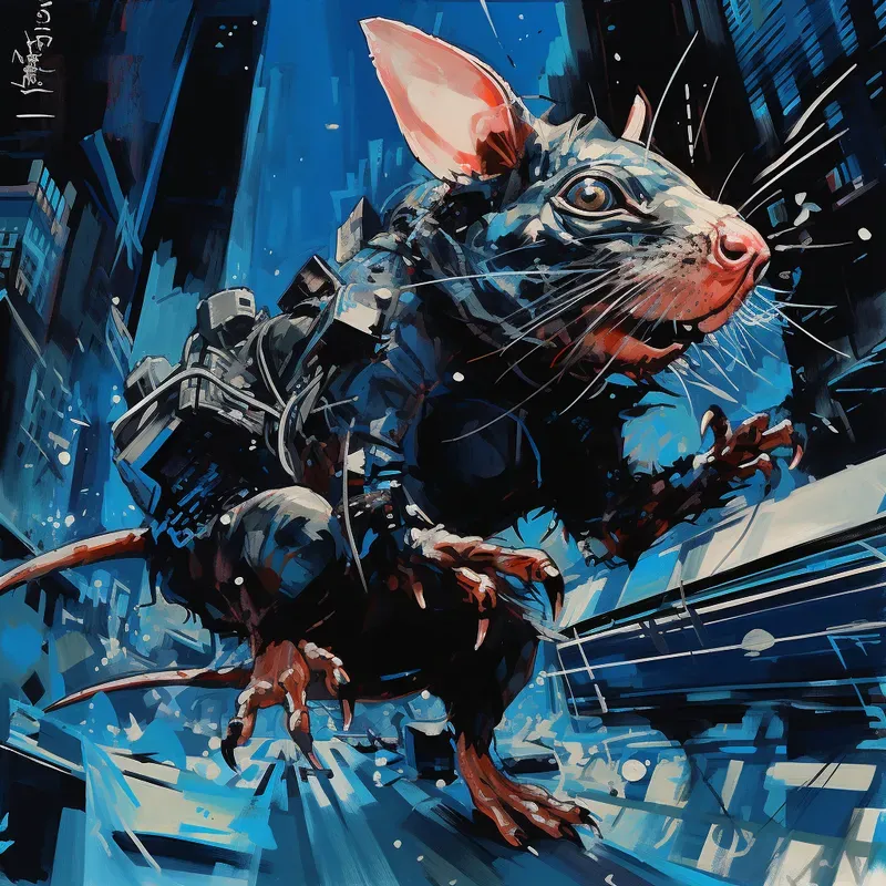 Brown And Mead Blue Neon Fusion Art Midjourney Prompt | PromptBase