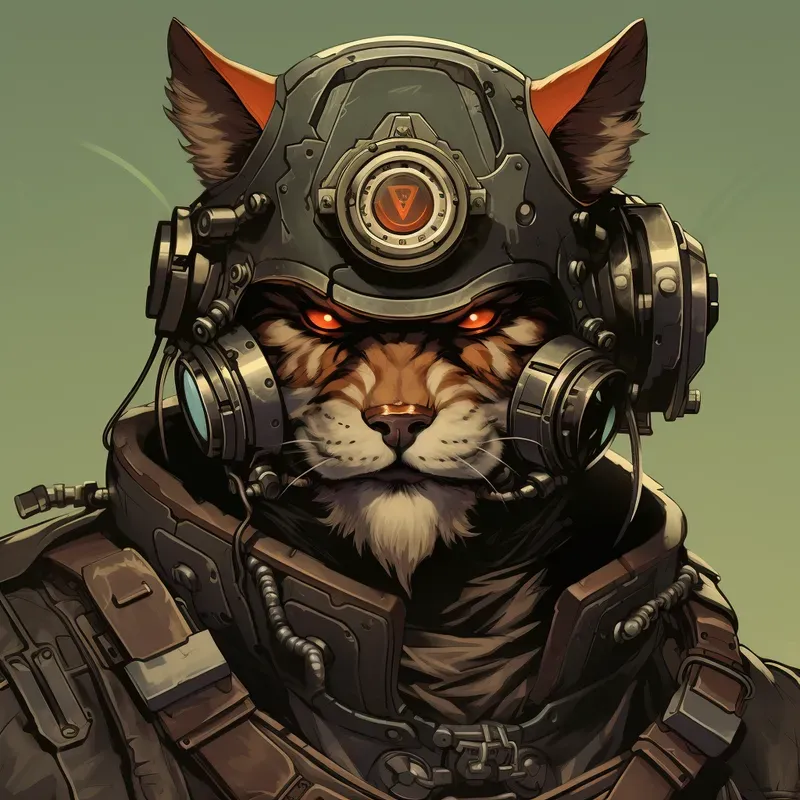 Dieselpunk Robotic Pfp Avatar Pictures Midjourney Prompt | PromptBase
