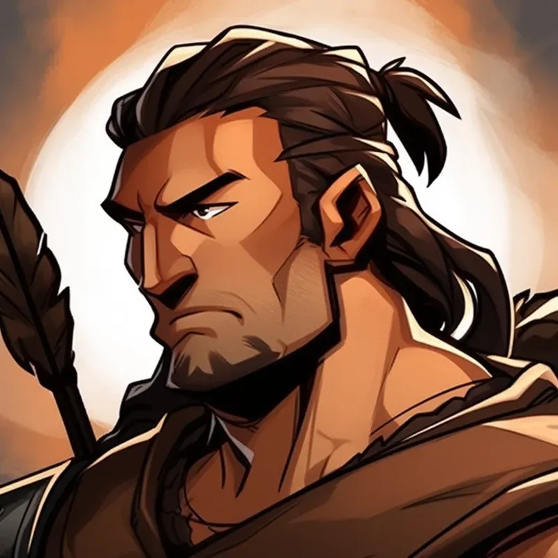 Ancient Primitive Warrior Pfp NFT Avatars Midjourney Prompt | PromptBase