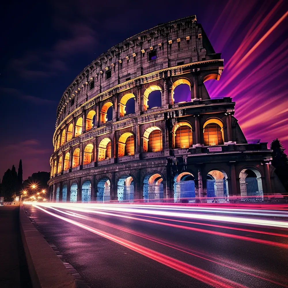 Landmark Long Exposure Photography Art Midjourney Prompt | PromptBase