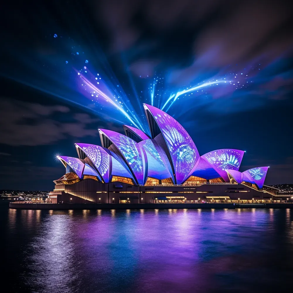 Landmark Long Exposure Photography Art Midjourney Prompt | PromptBase