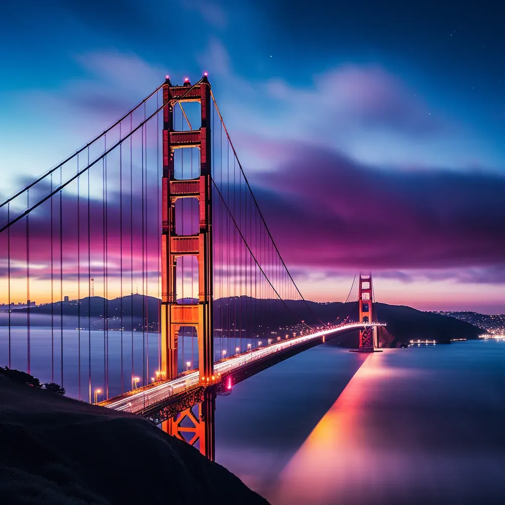 Landmark Long Exposure Photography Art Midjourney Prompt | PromptBase