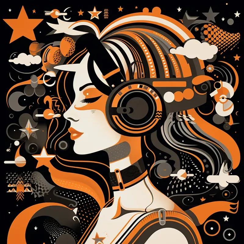 Escher And Miro Silly Fusion Art Midjourney Prompt | PromptBase