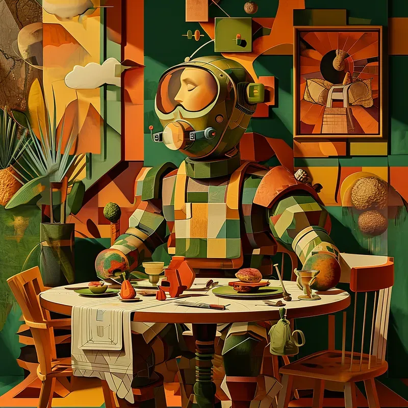 Picasso Psychedelic Kaws Fusion V6 Art Midjourney Prompt | PromptBase