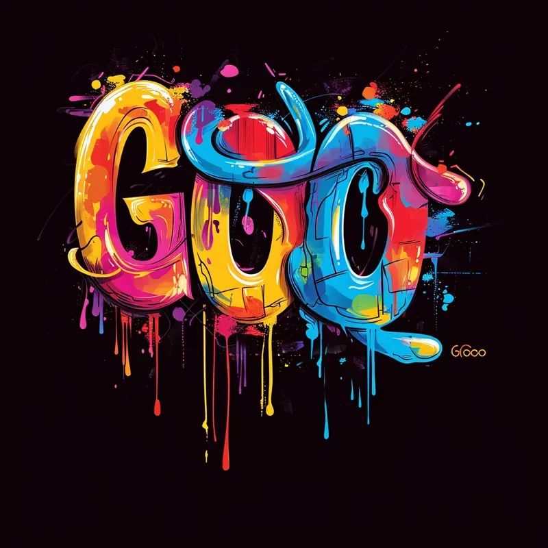 Impactful Graffiti Style Custom Texts Midjourney Prompt | PromptBase