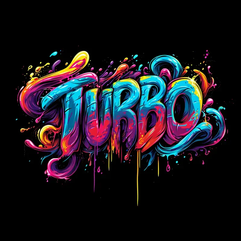 Impactful Graffiti Style Custom Texts Midjourney Prompt | PromptBase