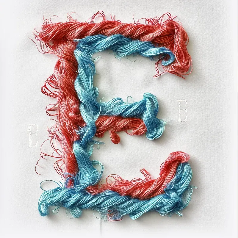 Cotton Thread Made Text Fonts Midjourney Prompt | PromptBase