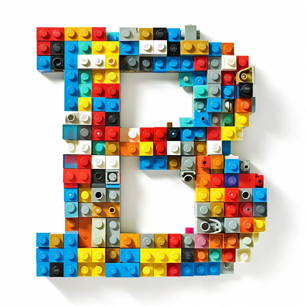 Lego Blocks Made Custom Fonts Midjourney Prompt | PromptBase