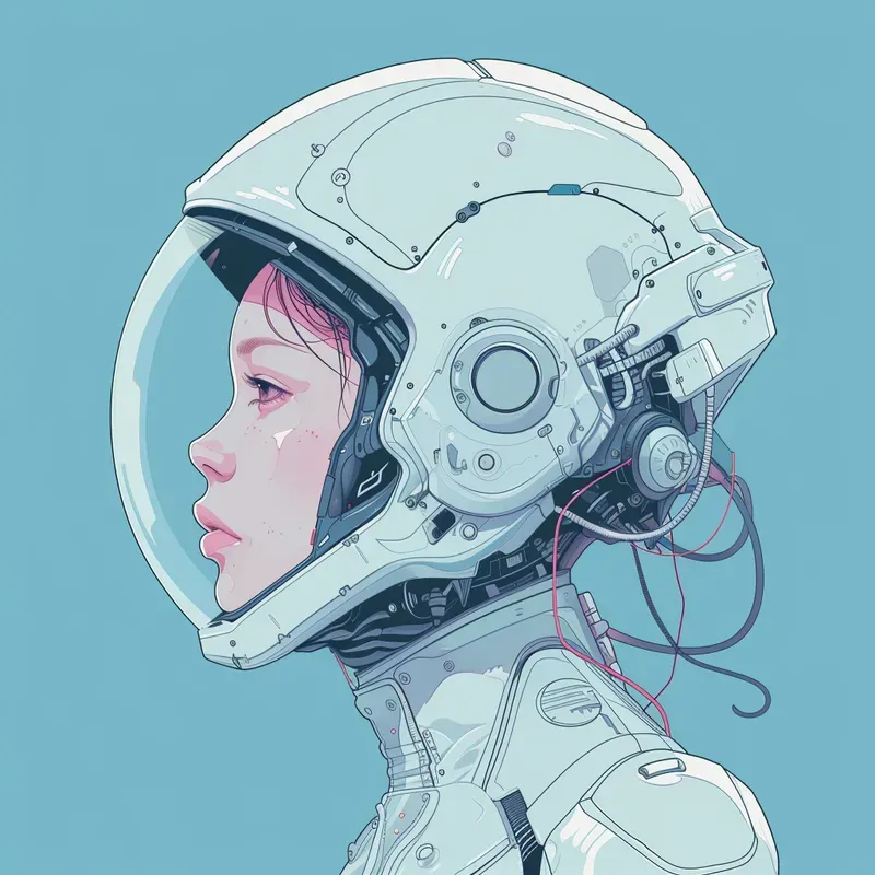 Anime Futurism NFT Social Media Pfps Midjourney Prompt | PromptBase