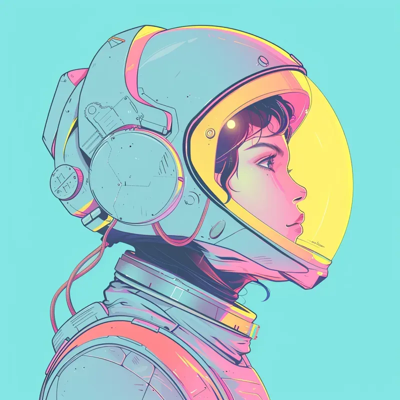 Anime Futurism NFT Social Media Pfps Midjourney Prompt | PromptBase