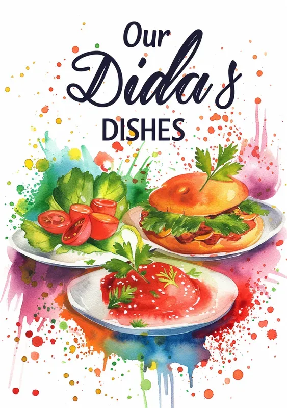 Watercolor Food Menus With Titles Midjourney Prompt | PromptBase