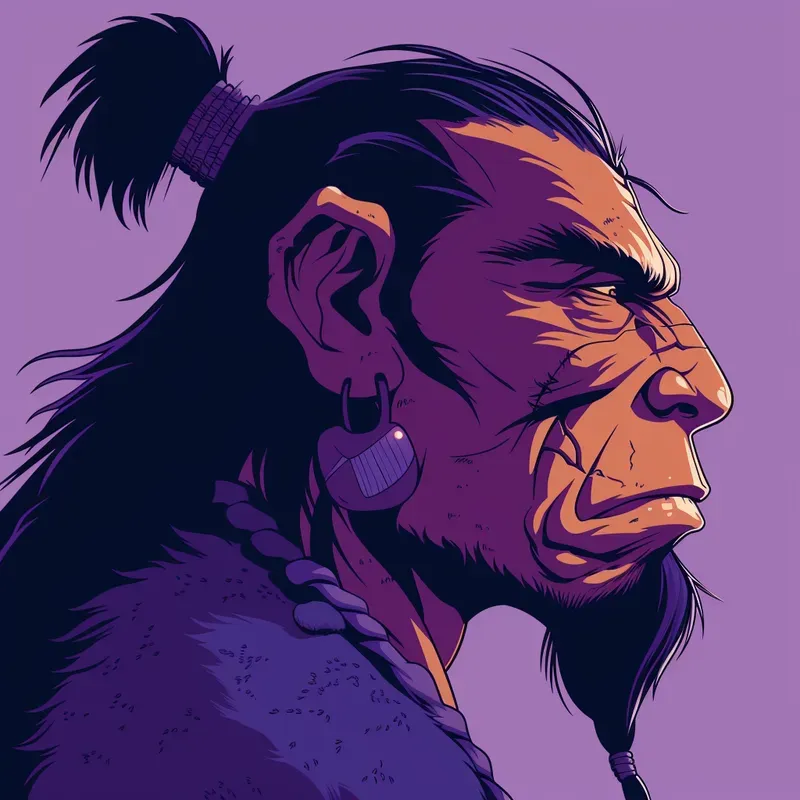 Neanderthal Ancient Anime Pfp Images Midjourney Prompt | PromptBase