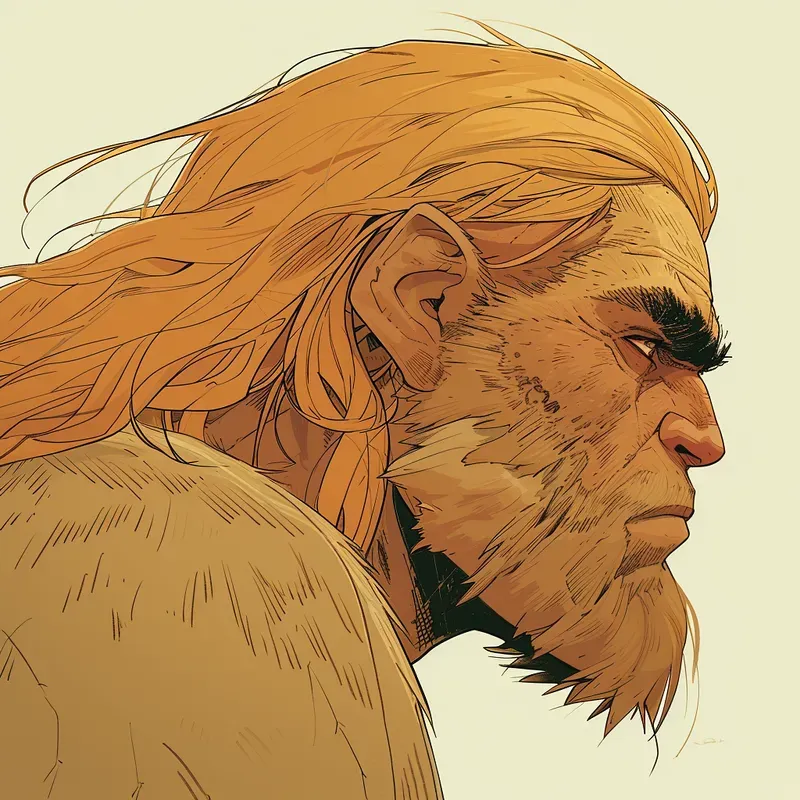 Neanderthal Ancient Anime Pfp Images Midjourney Prompt | PromptBase