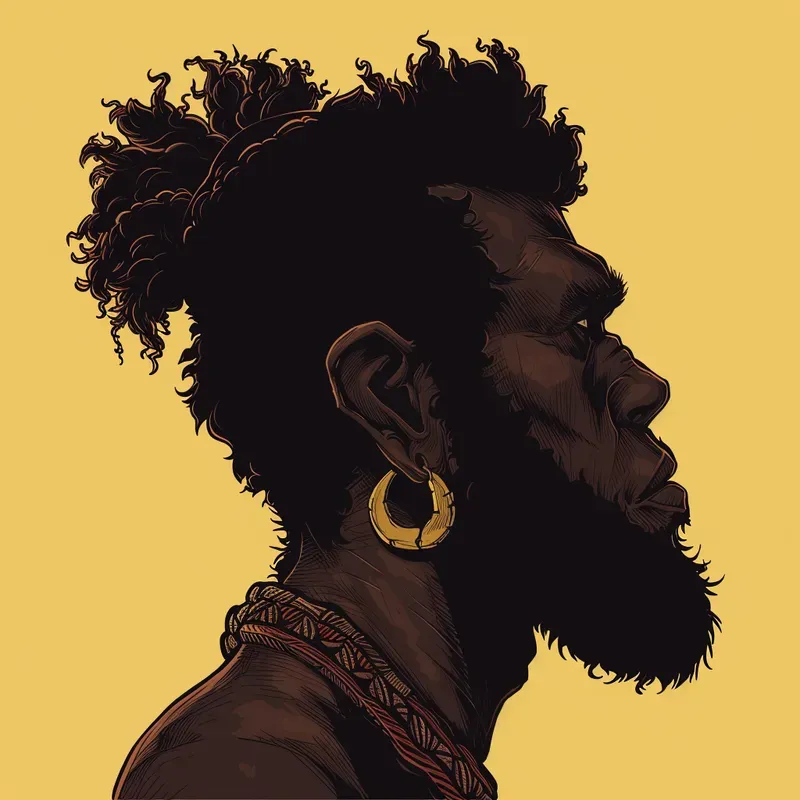 Neanderthal Ancient Anime Pfp Images Midjourney Prompt | PromptBase